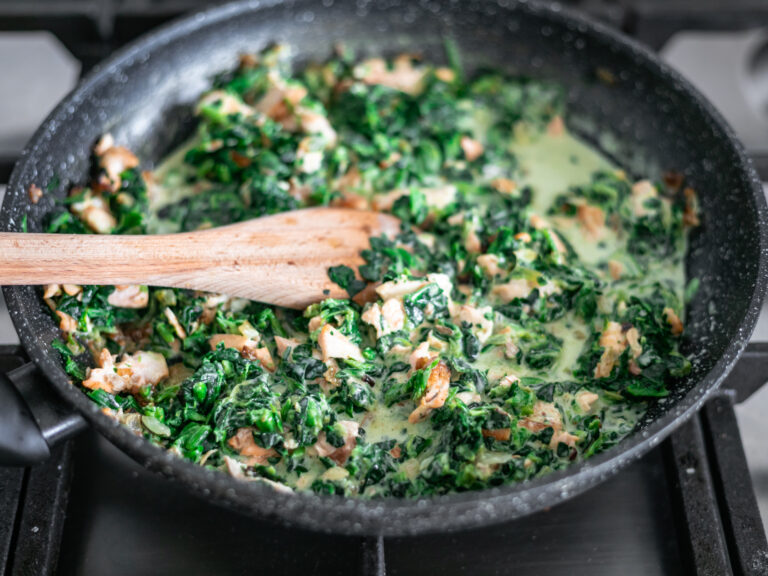 Spinat Spaghetti mit Lachs - ANA + NINA